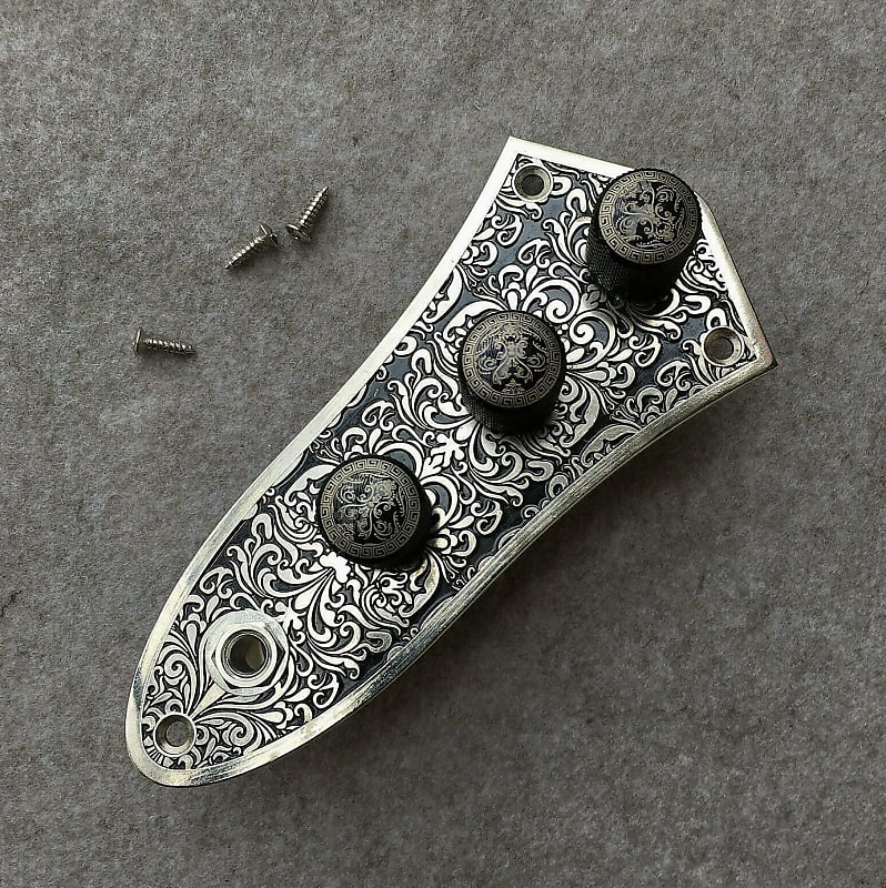 Unknown J-Bass Style Bass Loaded Prewired Control Plate | Reverb UK