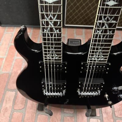 Schecter Twin Tribal Devil Scorpion Double Neck | Reverb