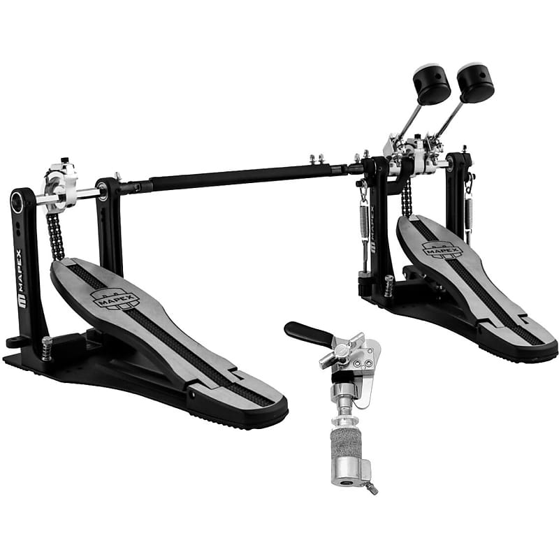 Mapex Mars 600 Black Double Bass Drum Pedal, with Drop Clutch | Reverb
