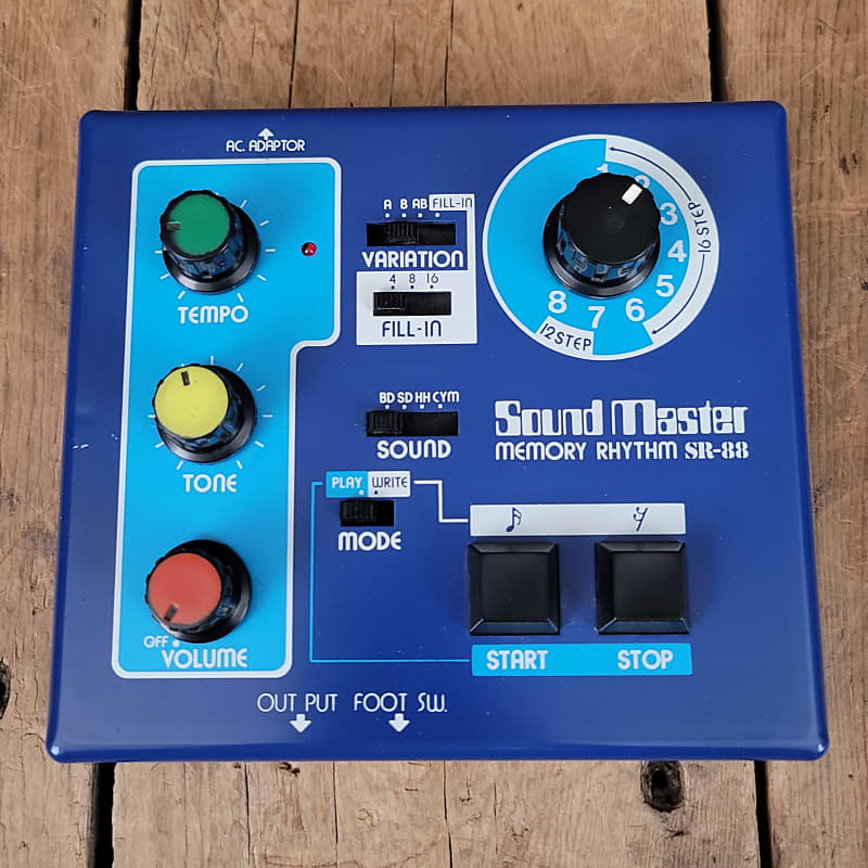 Sound Master SR-88 Memory Rhythm Analog Drum Machine 1982 | Reverb