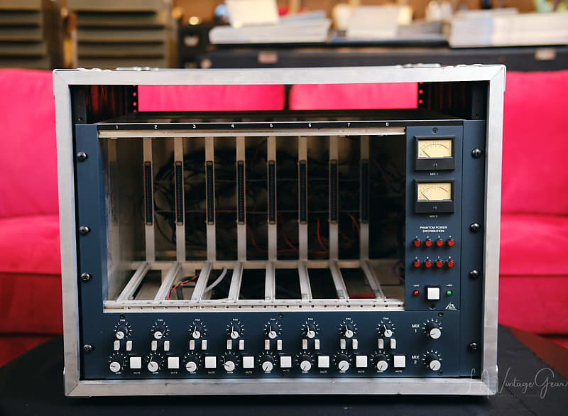 Neve 8 Slot Unloaded Rack Unit in Road Case-All Neve | Reverb