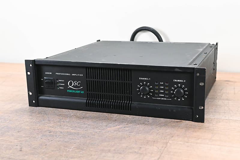 QSC PowerLight 4.0 2-Channel Power Amplifier CG009LS | Reverb