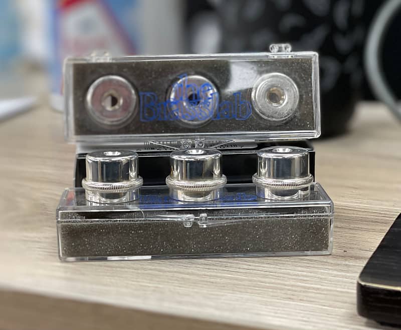 Brasslab Heavy Valve Caps (F. Besson Threads) Silver | Reverb