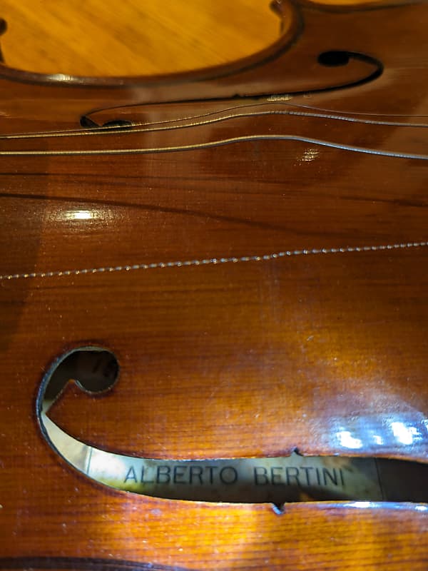 Alberto Bertini Violin 1911 | Reverb