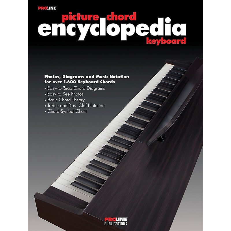 Proline Keyboard Picture Chord Encyclopedia Book | Reverb
