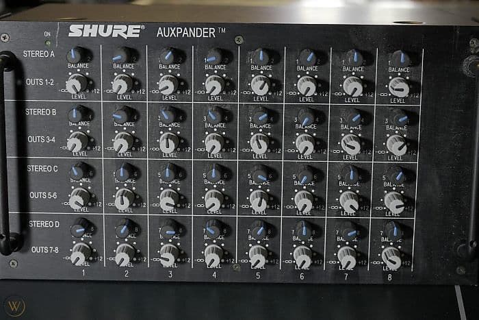Shure Auxpander 8x8 mixing matrix | Reverb