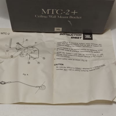 JBL MTC-2+ Ceiling/Wall Mount Kit (Set/2) | Reverb