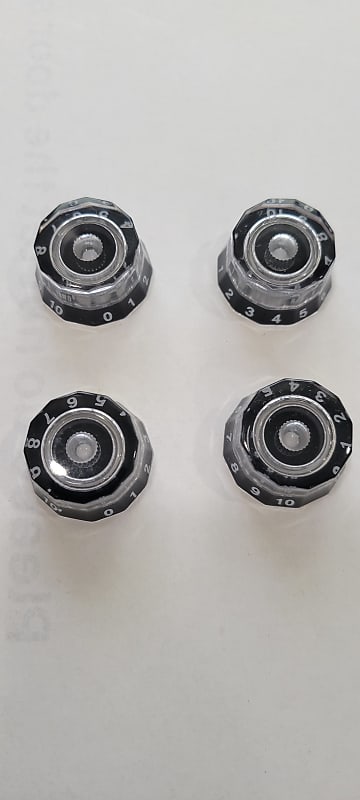 Paul Reed Smith PRS Guitar knobs clear new | Reverb