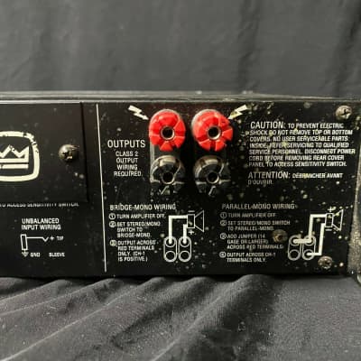 Crown Power Tech 3 Power Amplifier (MPP290) | Reverb