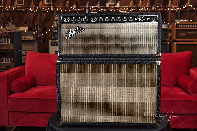 1966 Fender Deluxe Reverb - Converted to Head and Cab by | Reverb