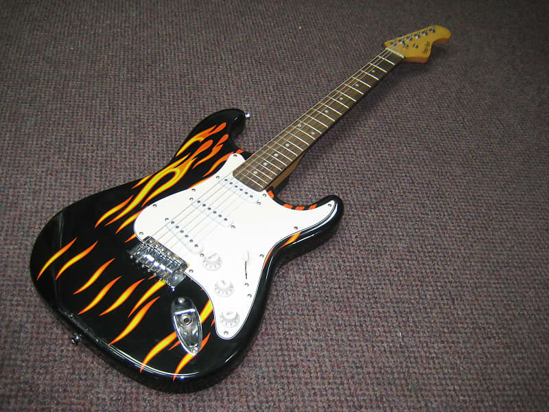 Trinity River Electric Guitar 2000-2010 Flame Top | Reverb