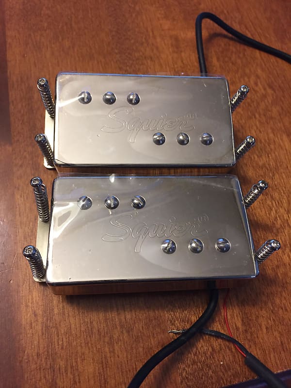 Squier Wide Range Humbucker Pickups 2010s - Chrome | Reverb UK