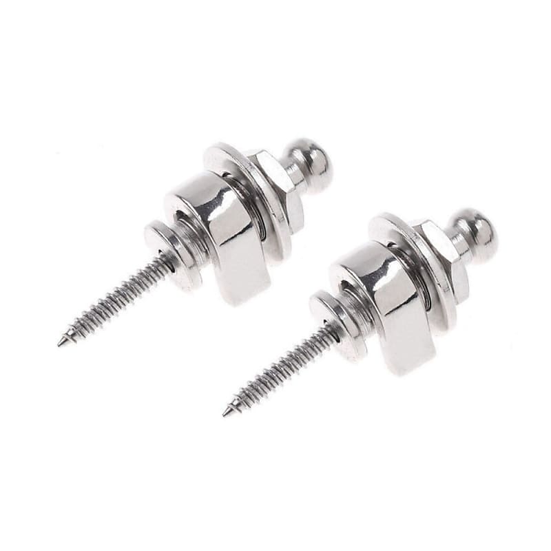 Guitar / Bass Strap Lock System (Chrome Set) | Reverb