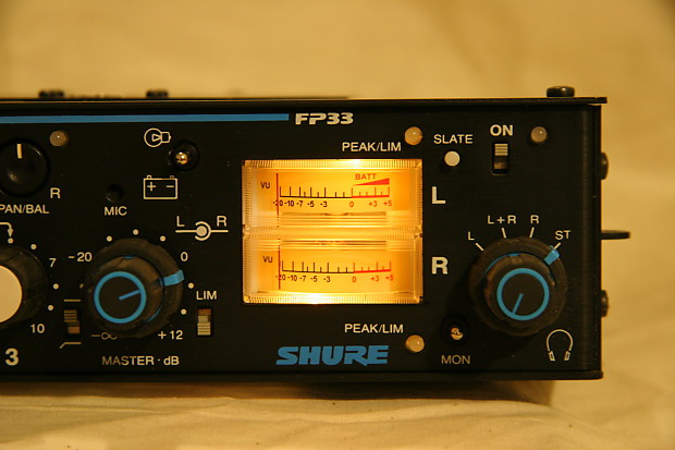 New Shure FP33 Portable Field Mixer | Reverb