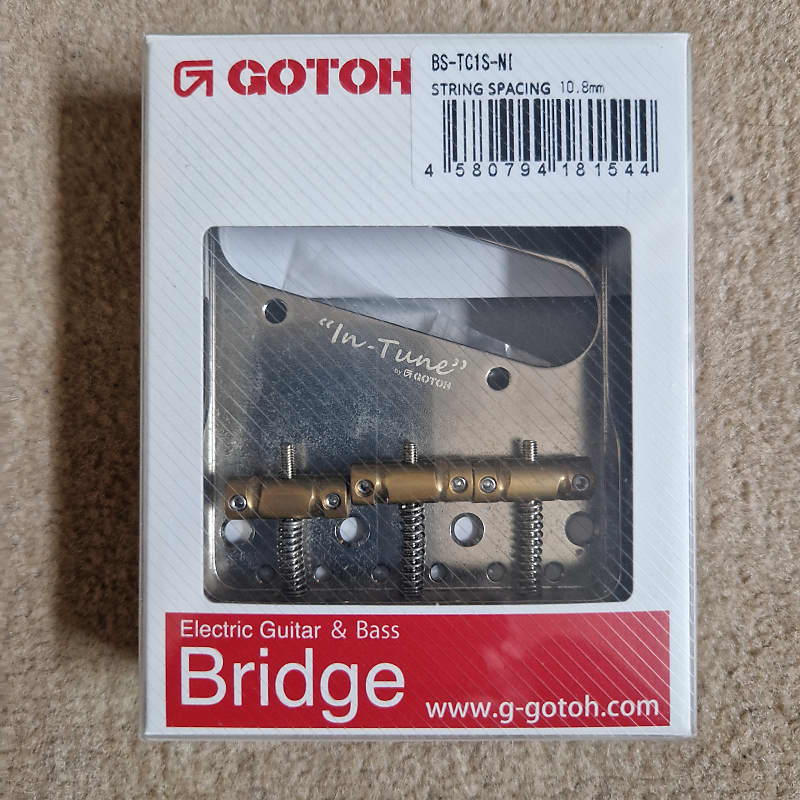 GOTOH BS-TC1 Vintage In-Tune Brass Saddle Bridge for | Reverb UK