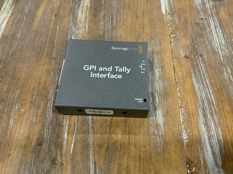 Blackmagic design GPI and Tally interface 2017 Grey | Reverb