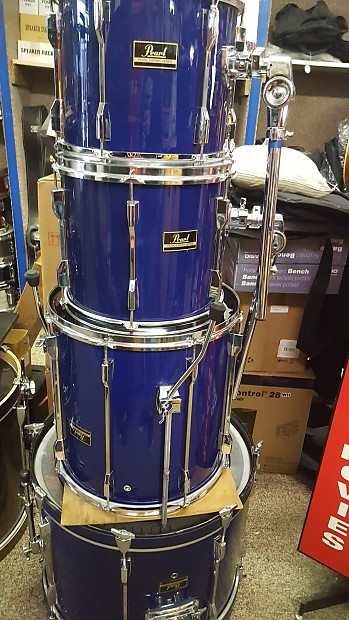 Pearl Export 4-Piece Shell Set Blue | Reverb