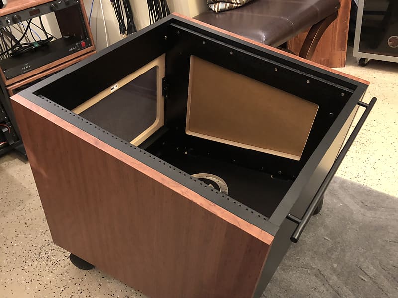 Sterling Modular Face Up 12 U Rack with African Rosewood Trim | Reverb