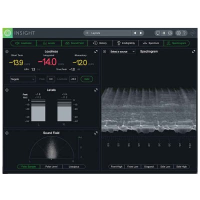 iZotope Insight 2 Essential Metering Suite Software | Reverb