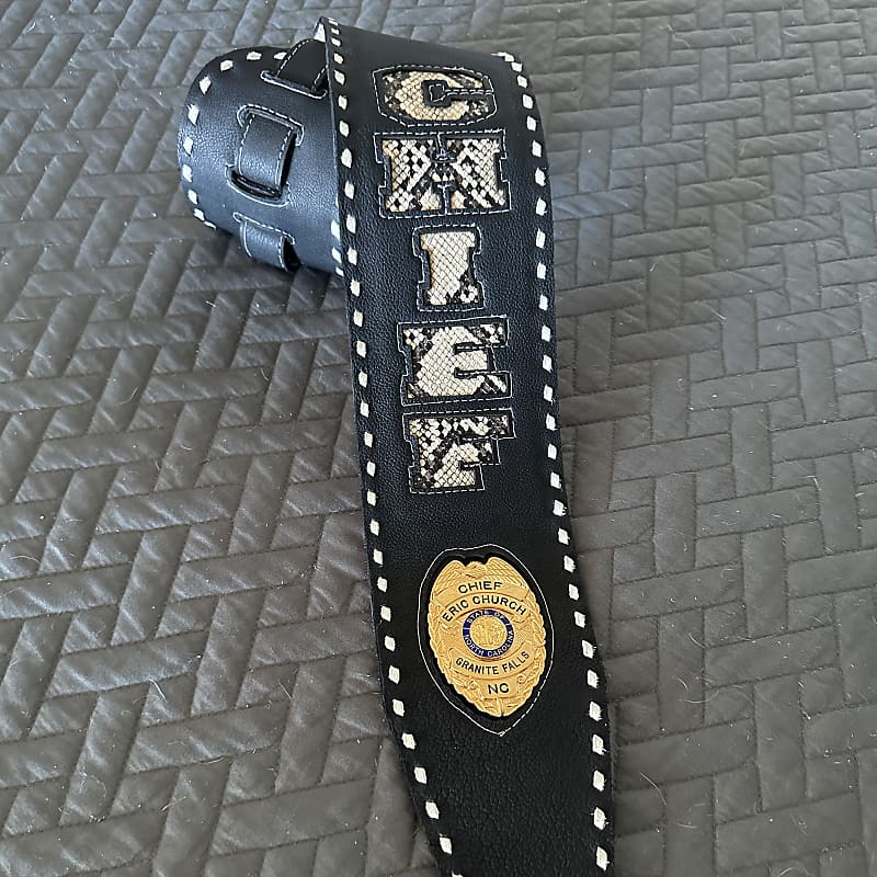 Eric Church Leather Guitar Strap | Reverb