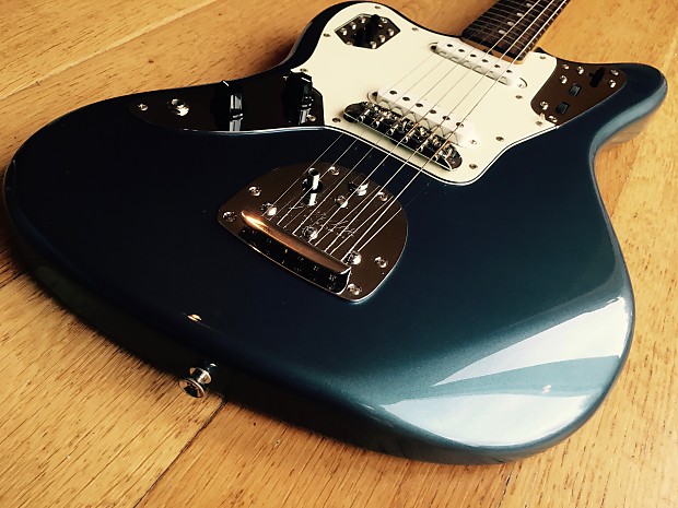 Fender MIJ U-Serial Left Handed Jaguar Lake Placid Blue w/ | Reverb