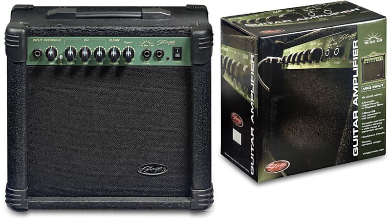 Stagg Guitar Combo Amplifier with Digital Reverb 15W | Reverb