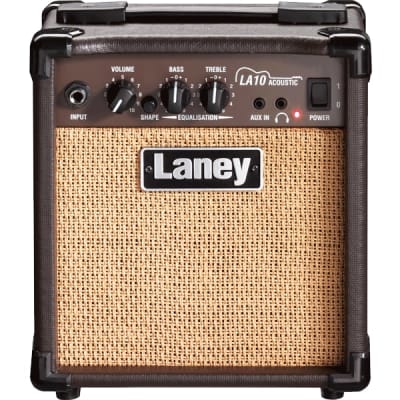 Laney Model LA10 BK Black 10 Watt Acoustic Guitar Combo | Reverb
