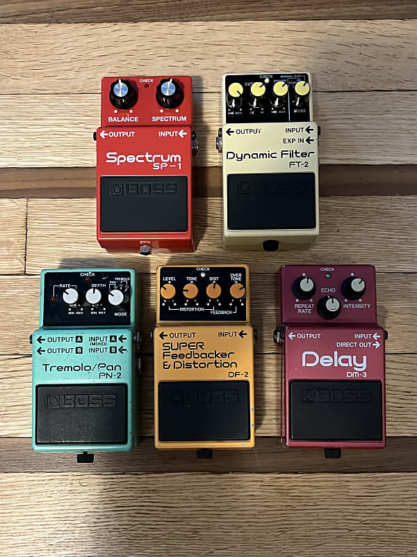 Boss Guita Pedal 5pc Lot : SP-1 spectrum, PN-2 pan | Reverb Canada