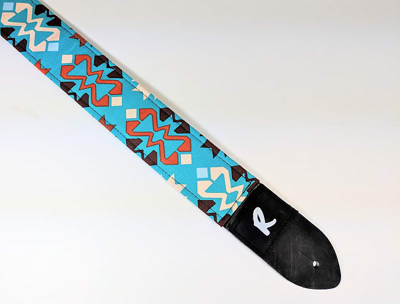 Turquoise Aztec - Tribal - Navajo - Southwestern Guitar Strap | Reverb