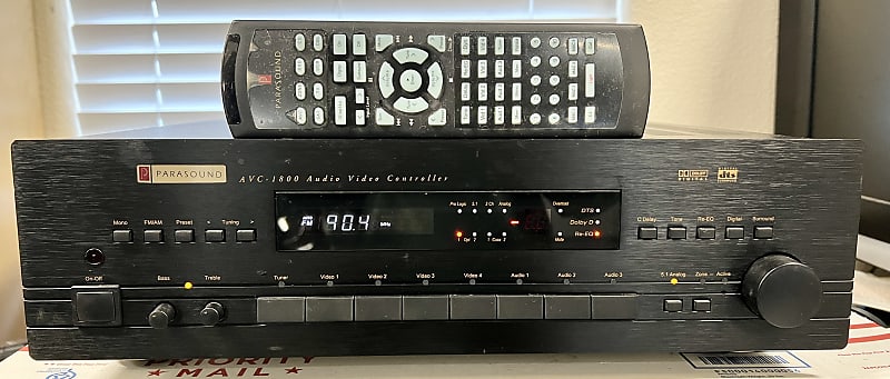 Parasound AVC-1800 AV Controller Pre-Amplifier with Remote | Reverb