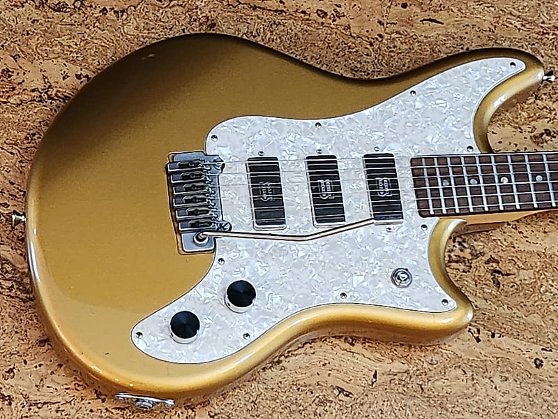 2001 Schecter Hellcat USA California Custom Offset Gold | Reverb