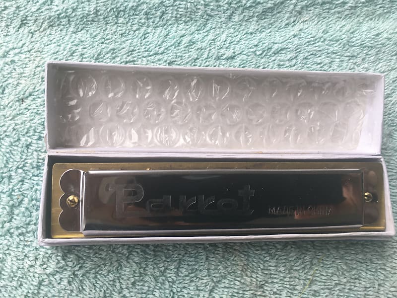 Parrot Harmonica key of G ? Chrome | Reverb