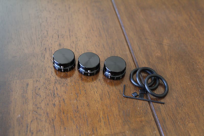 Forney Custom Speed knob pack for Robert D. Jet Black | Reverb