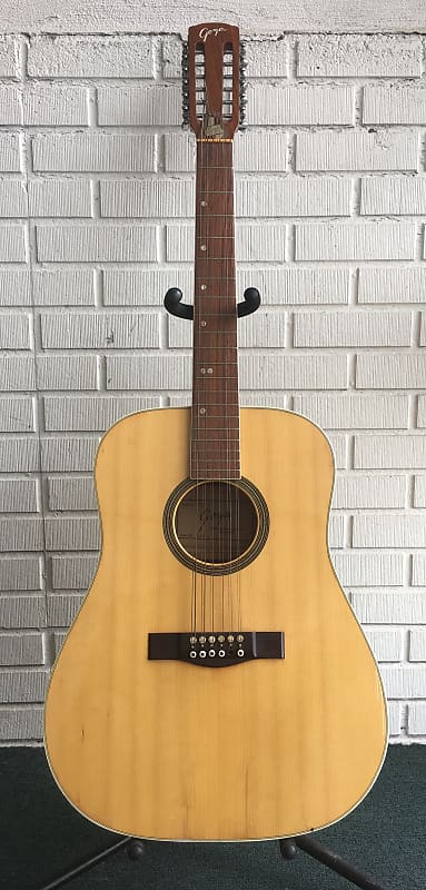 Vintage 1970's Goya GG5 12 String Project Guitar Made In | Reverb