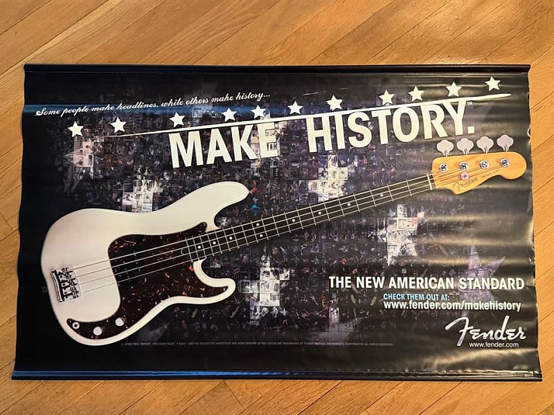 Fender promotional banner 2008 | Reverb