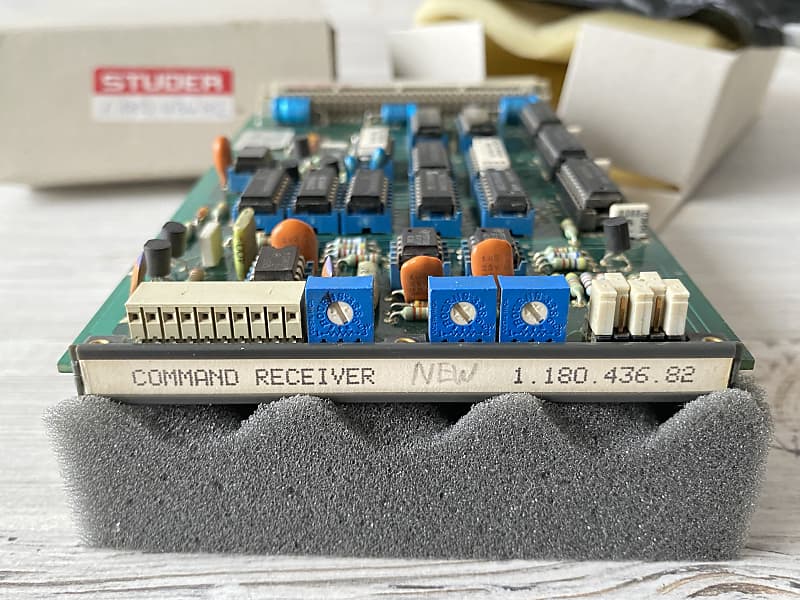 1985 Studer A800 Command Receiver Board Original Part | Reverb