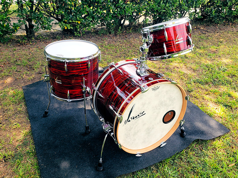 Sonor Vintage Series Drum Set w/ Mount, 22/13/16, Vintage Red | Reverb