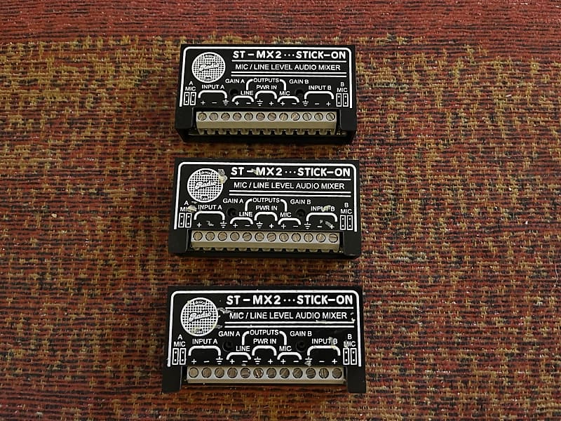 RDL ST-MX2 2010's - Two Channel Mic/Line Mixer | Reverb