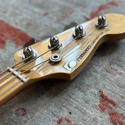 Fernandes FPB-55N Precision Bass Stone Logo | Reverb