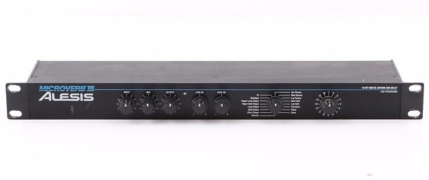 Alesis Microverb III Reverb & Delay Rack Mount Effects & | Reverb
