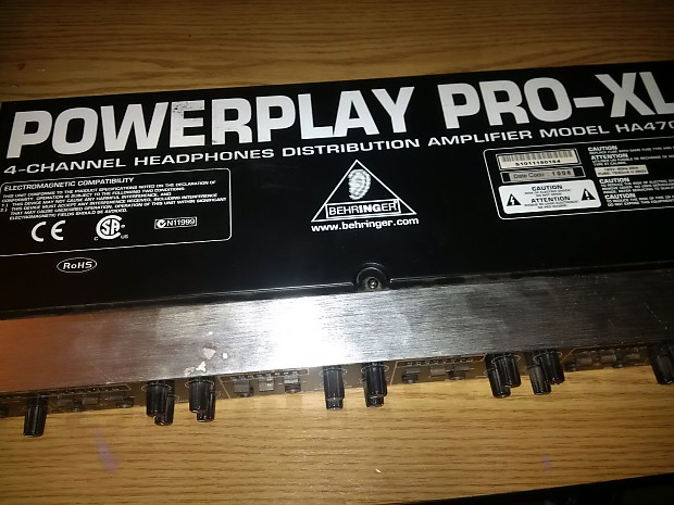 Behringer Powerplay Pro XL Four-Channel Headphone Amp | Reverb