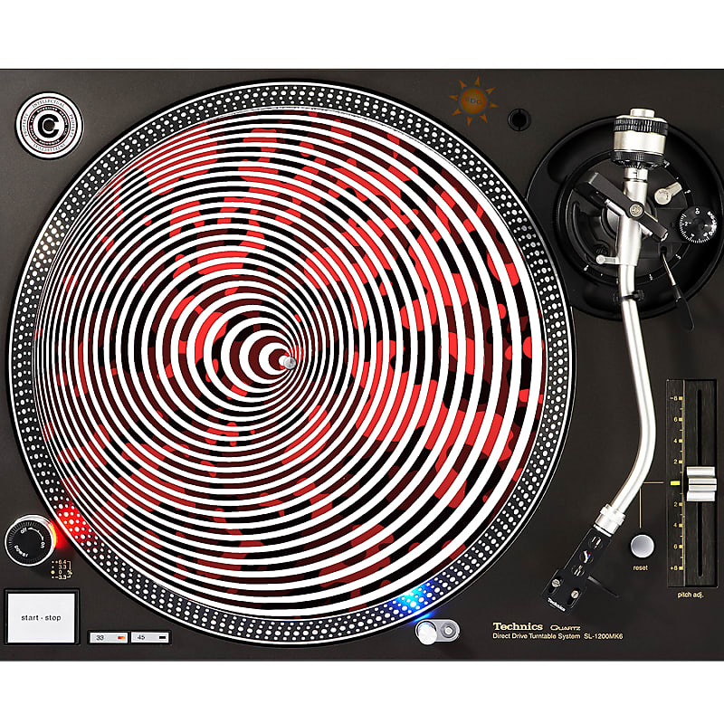 Camoflauge Spiral - DJ Turntable Slipmat 12 inch LP Vinyl | Reverb
