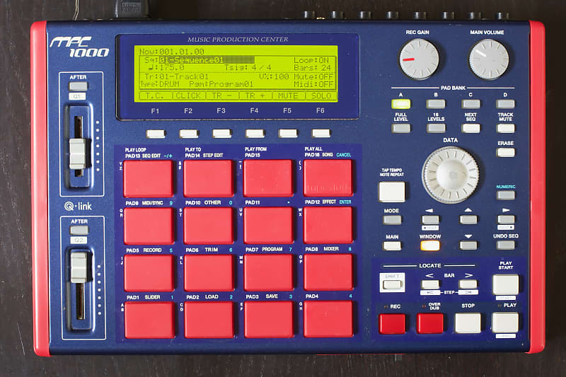 Akai MPC1000 restored and loaded: Upgraded pads, all new | Reverb