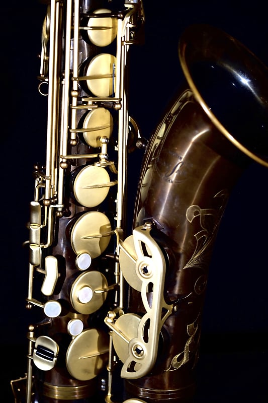 MACSAX Empyreal Tenor Saxophone RARE Rose Antique Finish | Reverb