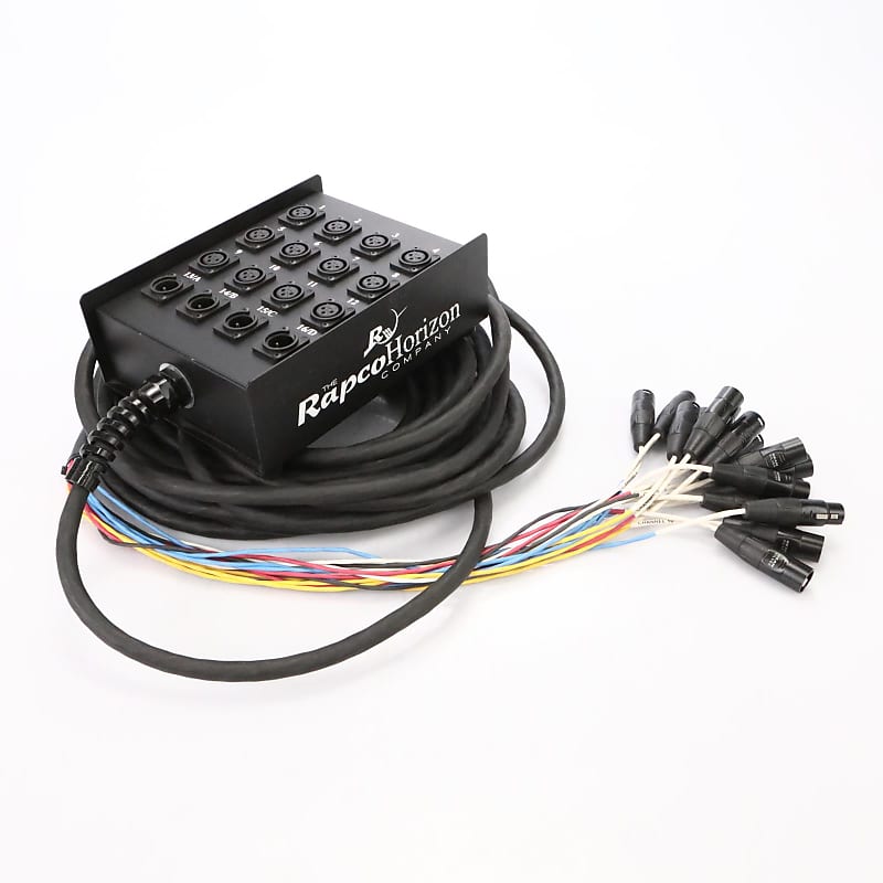 Rapco Horizon S20BSLR 50ft 16-Channel XLR Stage Snake Box w/ | Reverb
