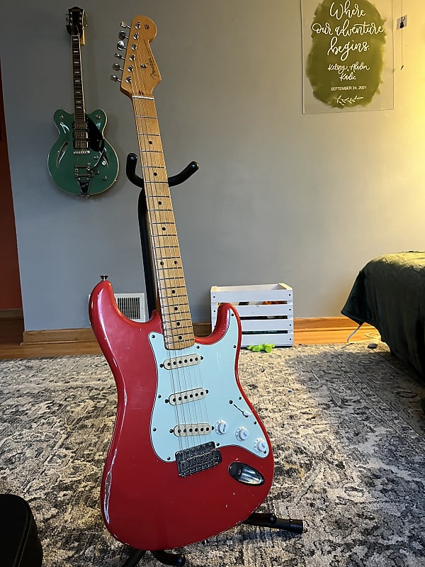 Fender Stratocaster NA - Fiesta Red | Reverb