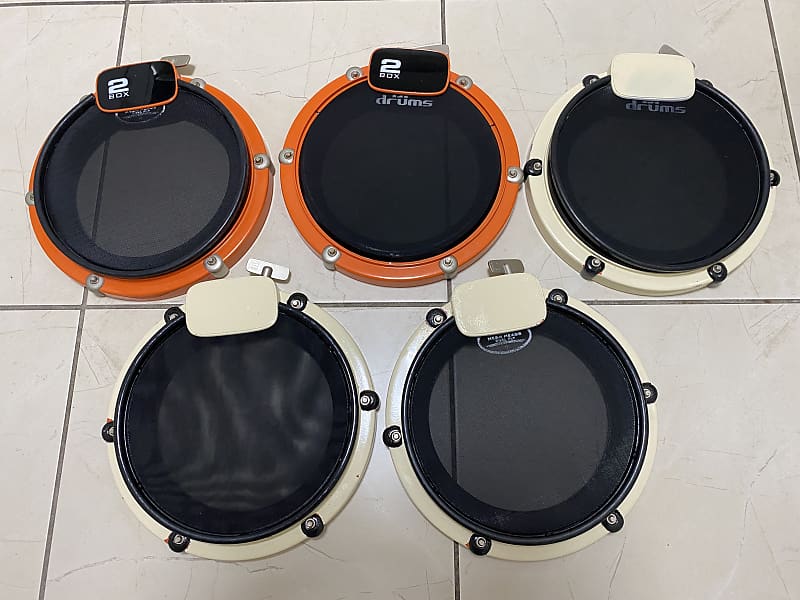2box Drumit Five 10” Tom Pads (x5) with rack mounts | Reverb Australia