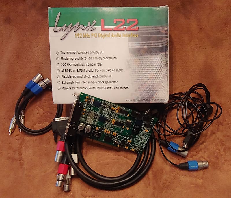 Lynx L22 192 kHz PCI Digital Audio Interface | Reverb