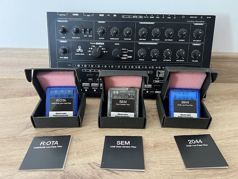 Abstrakt Instruments Avalon Bassline + all filter cards. | Reverb