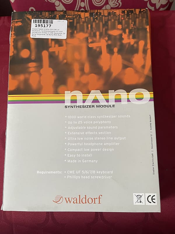 Waldorf Nano Synth Module for CME UF keyboard | Reverb
